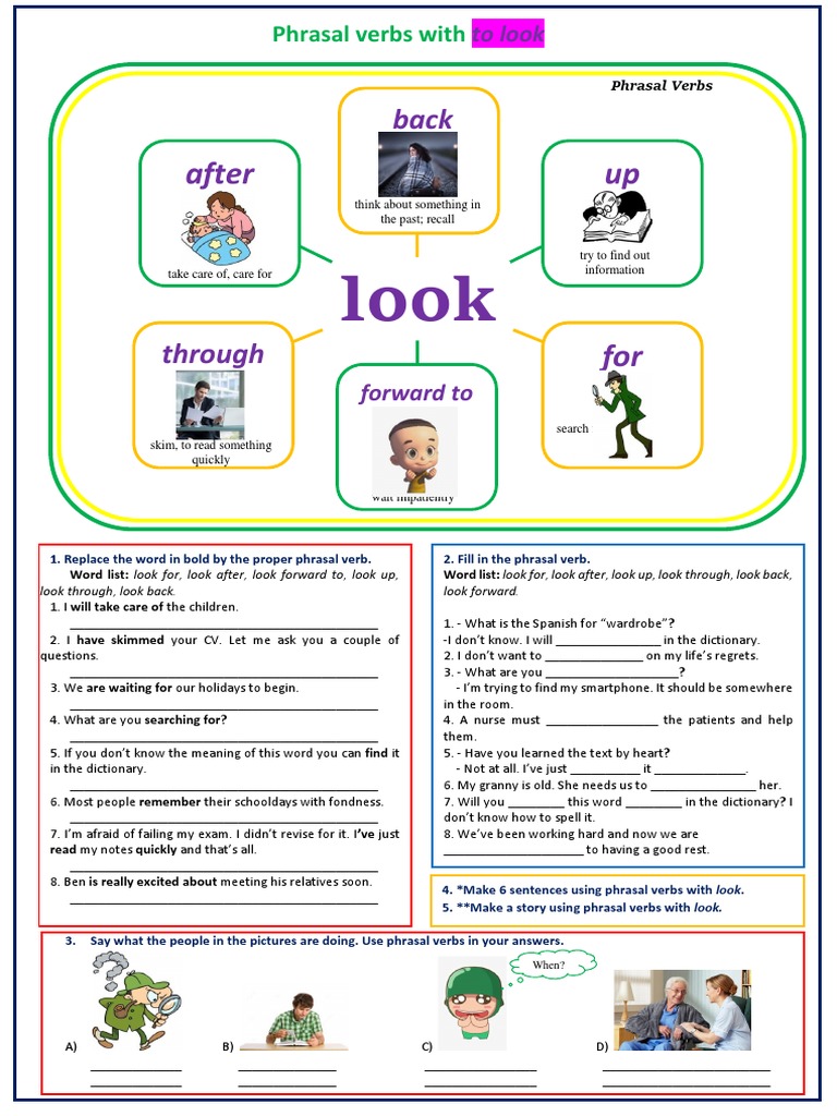 Look Phrasal Verb | PDF