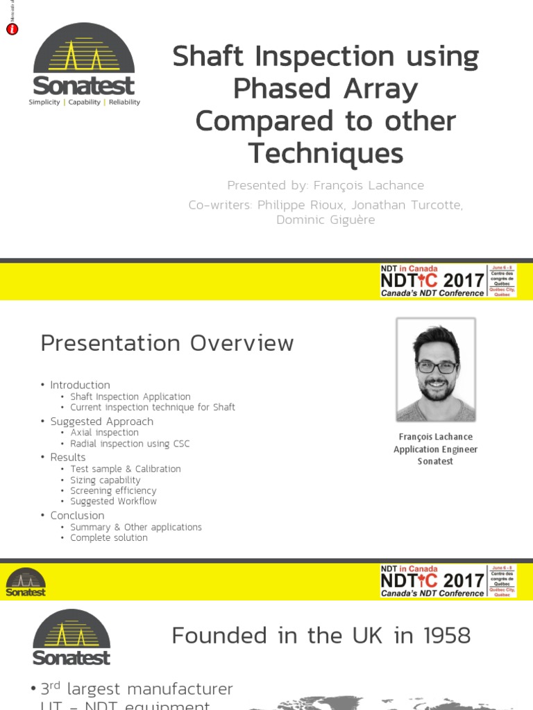 Shaft Inspection Using Phased-Array Compared To Other Techniques CINDE ...
