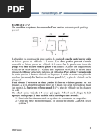 Exercices Corrigés Sur Le Grafcet | PDF