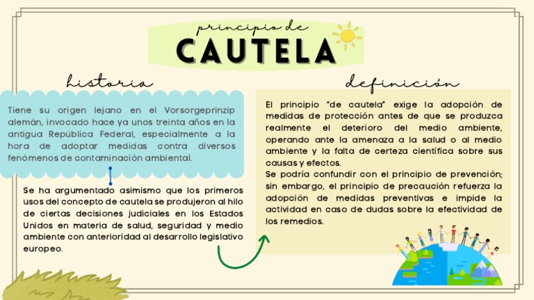Definición y principio de cautela | PDF | Relaciones personales ...