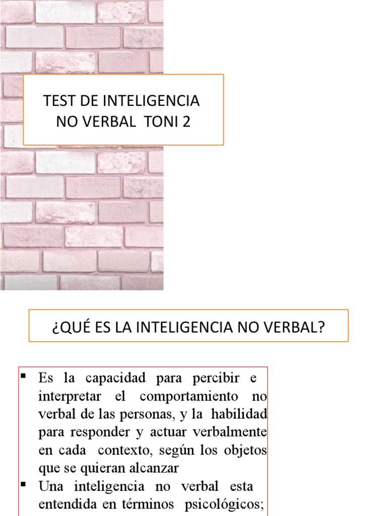 6 Test Toni 2 | PDF | Inteligencia | Ciencia cognitiva