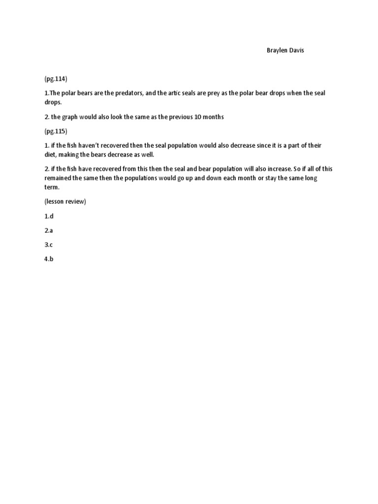 Lesson Review Braylen Davis | PDF | Language Arts & Discipline