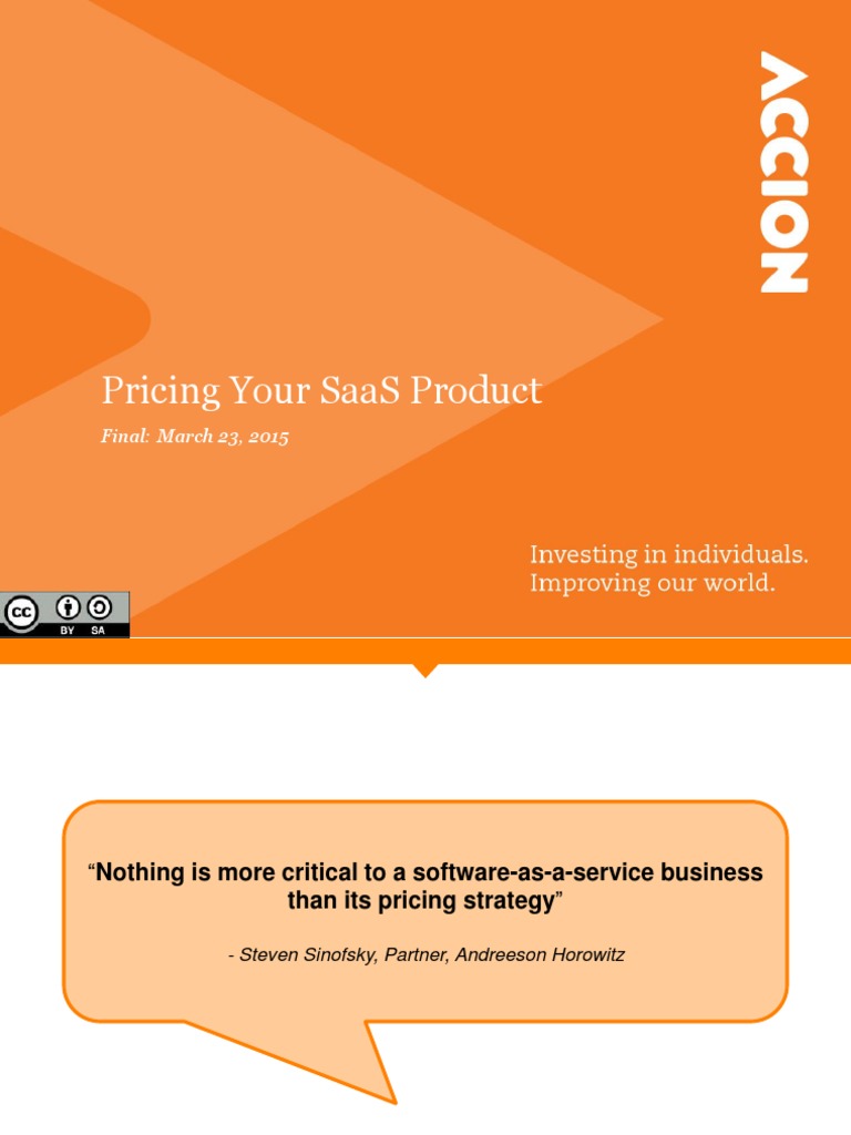 SaaS Product Pricing Strategies Guide | PDF | Pricing | Market Segmentation