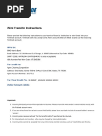 E-Trade Wire Transfer Instructions | PDF