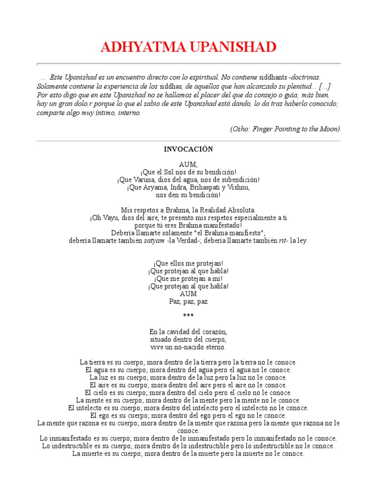 ADHYATMA | PDF | Alma | Yo