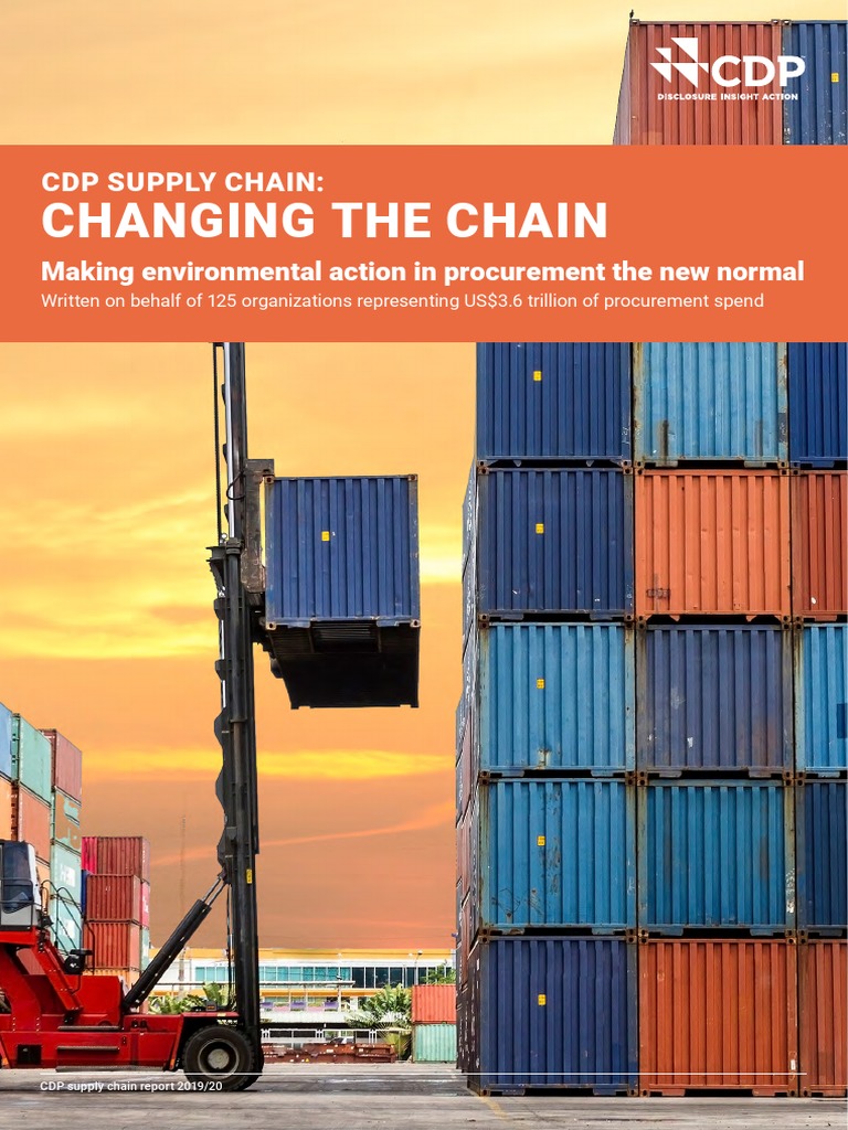 CDP Supply Chain Report Changing The Chain | PDF | Procurement | Supply ...