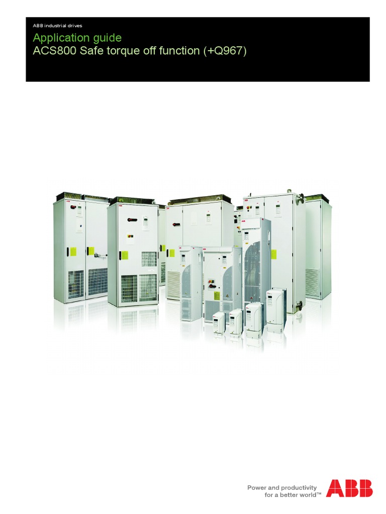 En Acs800 Sto Appl Guide A | PDF | Electric Motor | Power Supply