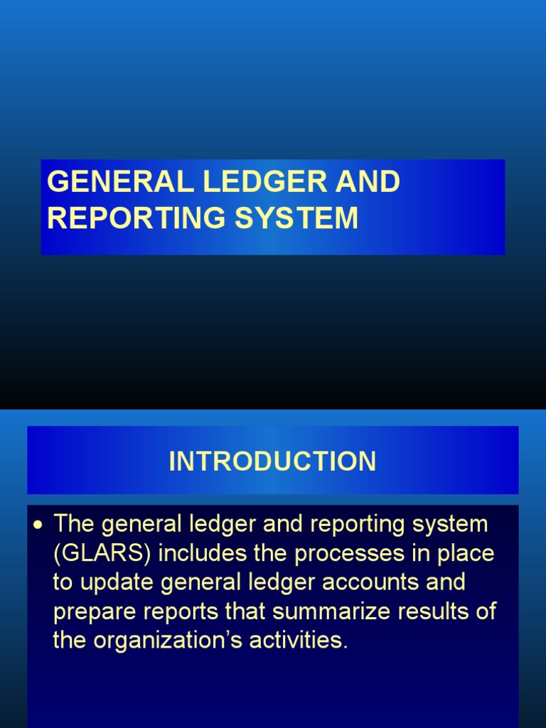 General Ledger and Reporting System | PDF | Data Warehouse | Business ...