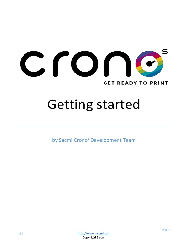 Crono GettingStarted v5.1 | PDF | Solid State Drive | Proxy Server