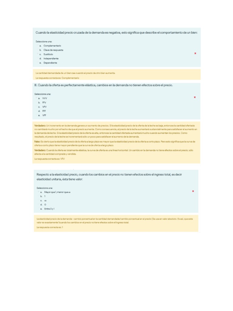 Examen Semana 3 - Economía | PDF