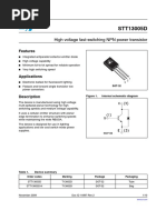 PNP Medium Power Transistor: Features | PDF | Bipolar Junction Transistor | Transistor
