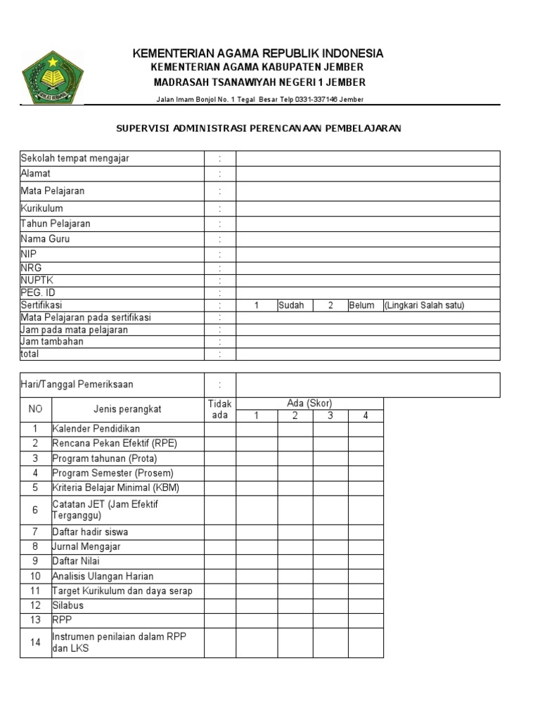 Form Rpe Bhs. 7 & 9, 18-19 | PDF