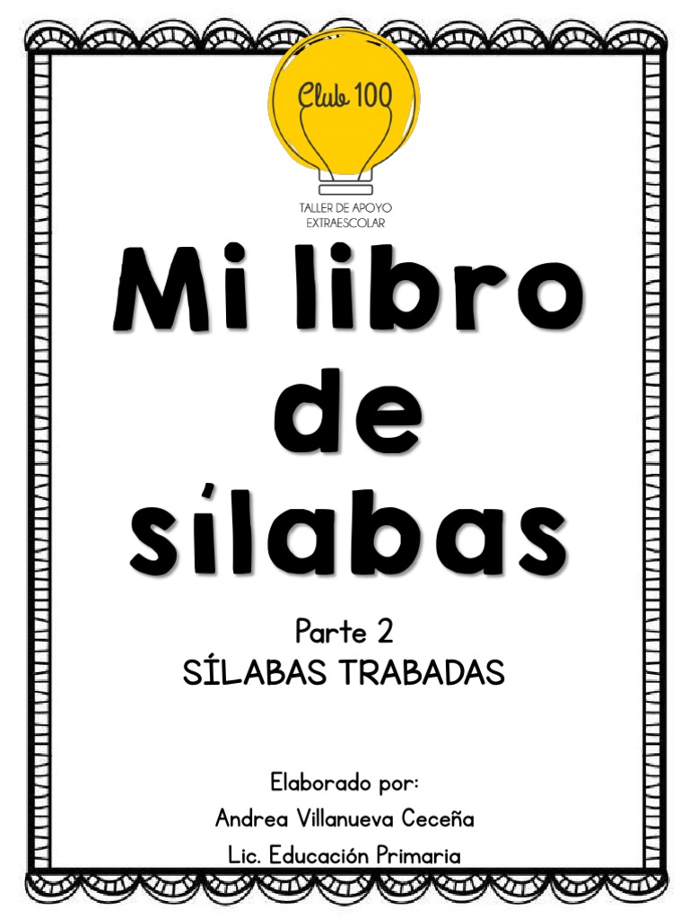 Mi Libro de Sílabas Parte 2 | PDF | Voz humana | Comunicación oral