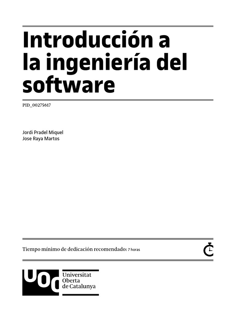 Introduccion Ingenieria de Software 1 | PDF | Software | Ingeniería de ...