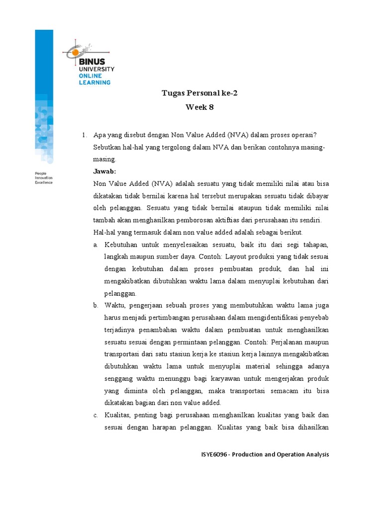 Tugas Personal Ke-2 Week 8 | PDF