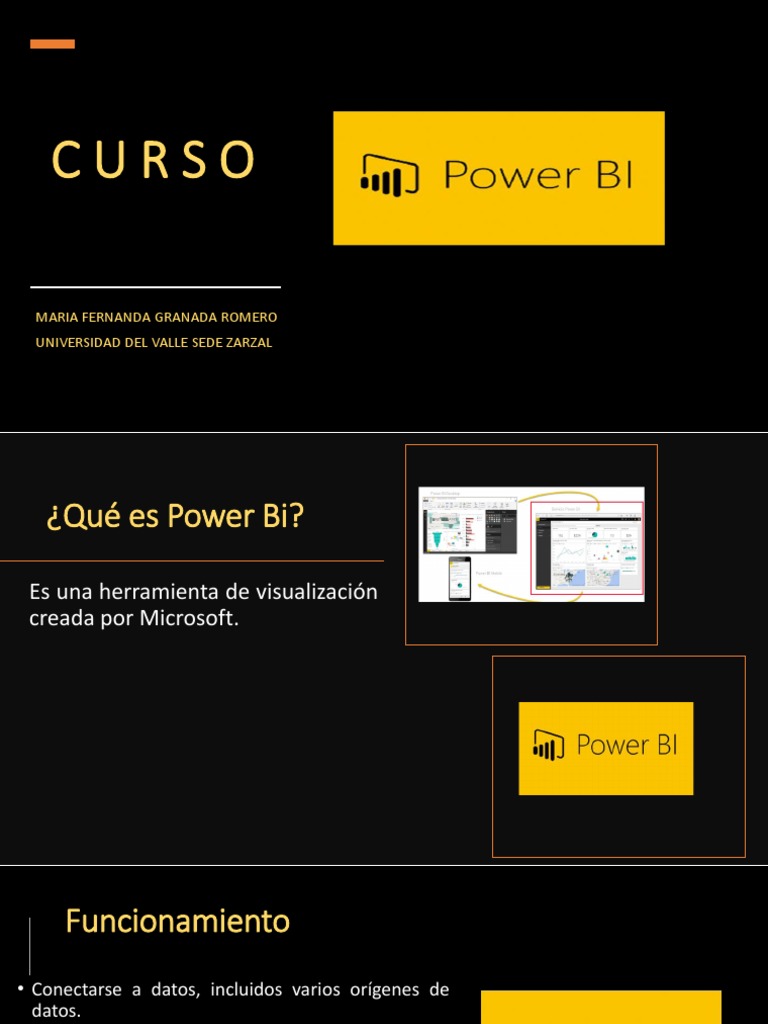 Power BI: Una introducción a sus funcionalidades y conceptos básicos | PDF | Bases de datos ...
