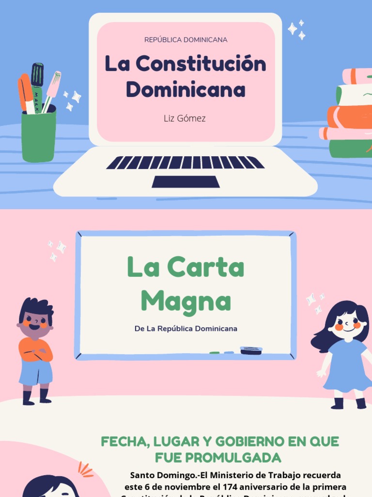 La Constitución Dominicana | PDF | Constitución | República Dominicana
