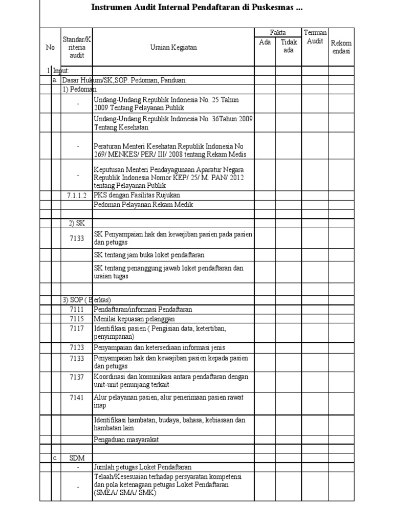 Instrument Audit Internal Kia Kbxls | PDF