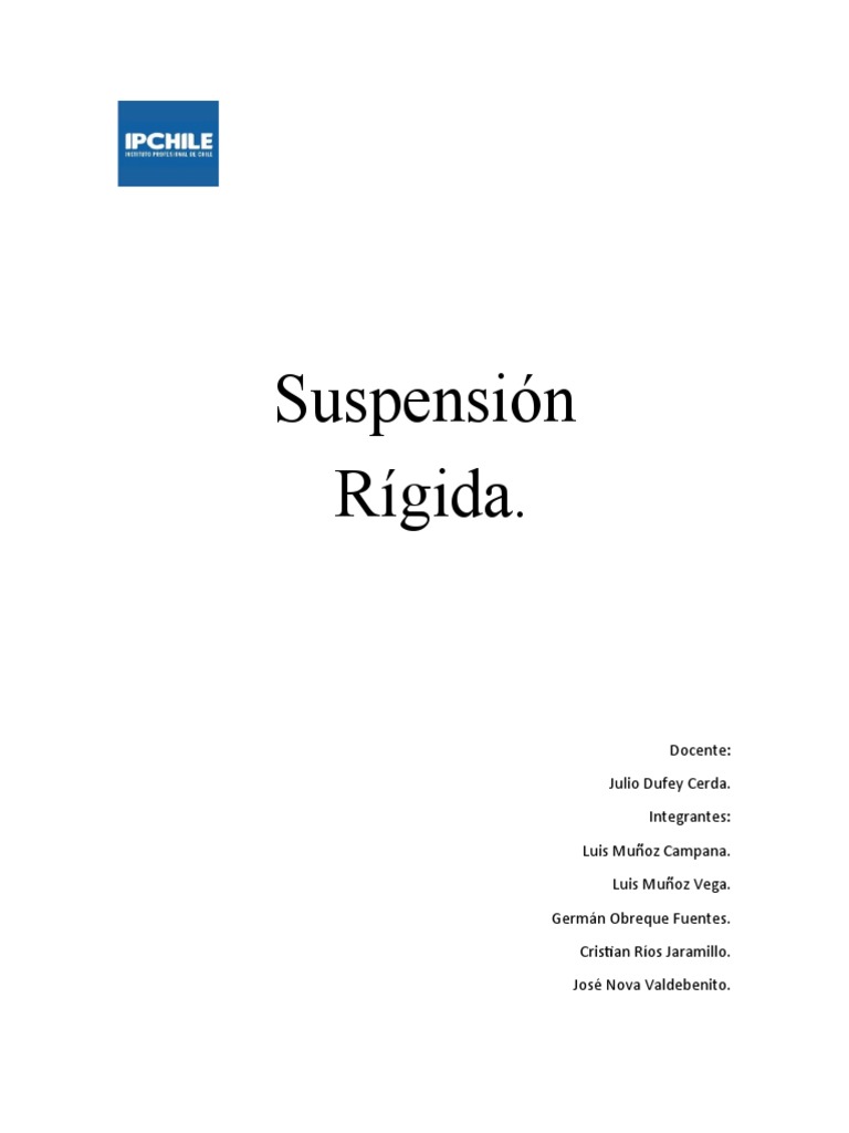 Suspensión Rigida 2 0 | PDF | Eje | Direccion