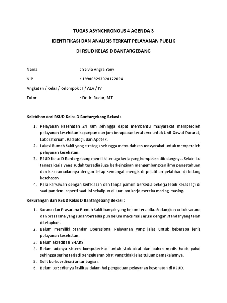 Tugas Asynchronous 4 Agenda 3 | PDF