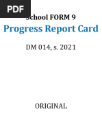 Form 138-REPORT CARD GR. III | PDF | Teachers | Quality Of Life