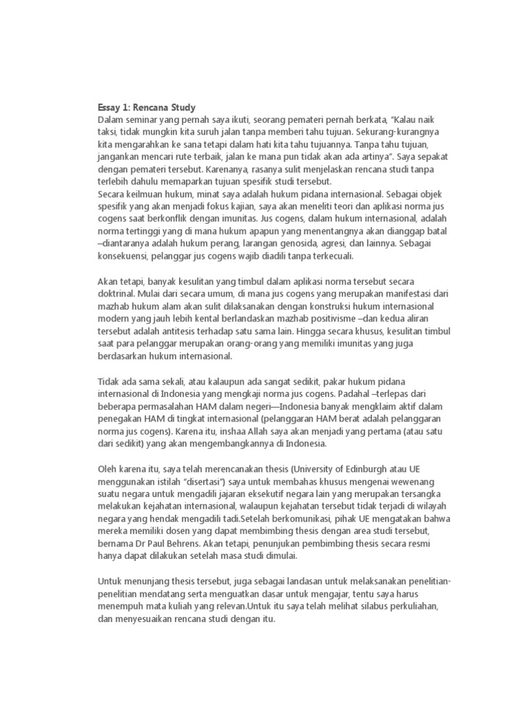 Contoh Essai | PDF