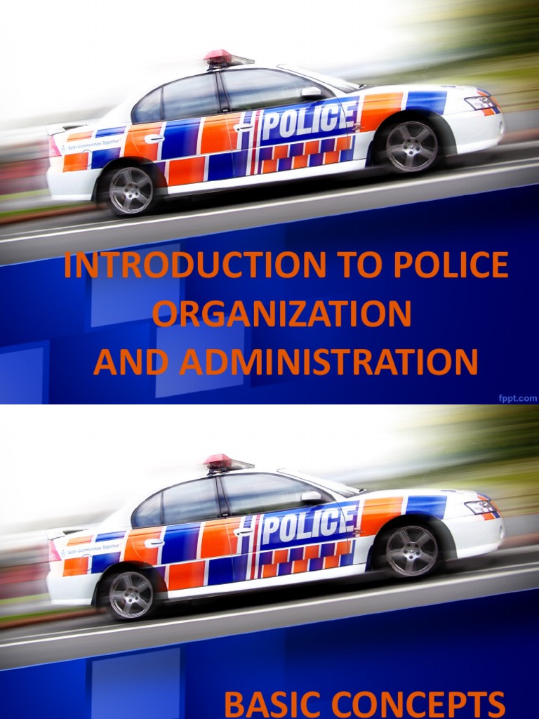 Introduction To Police Organization and Administration | PDF | Police ...