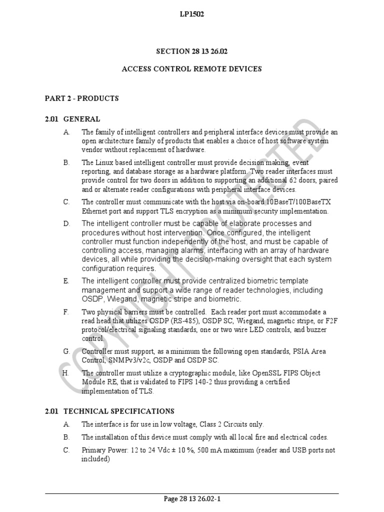 lp1502 Ae-20190722 | PDF | Access Control | Electrical Engineering