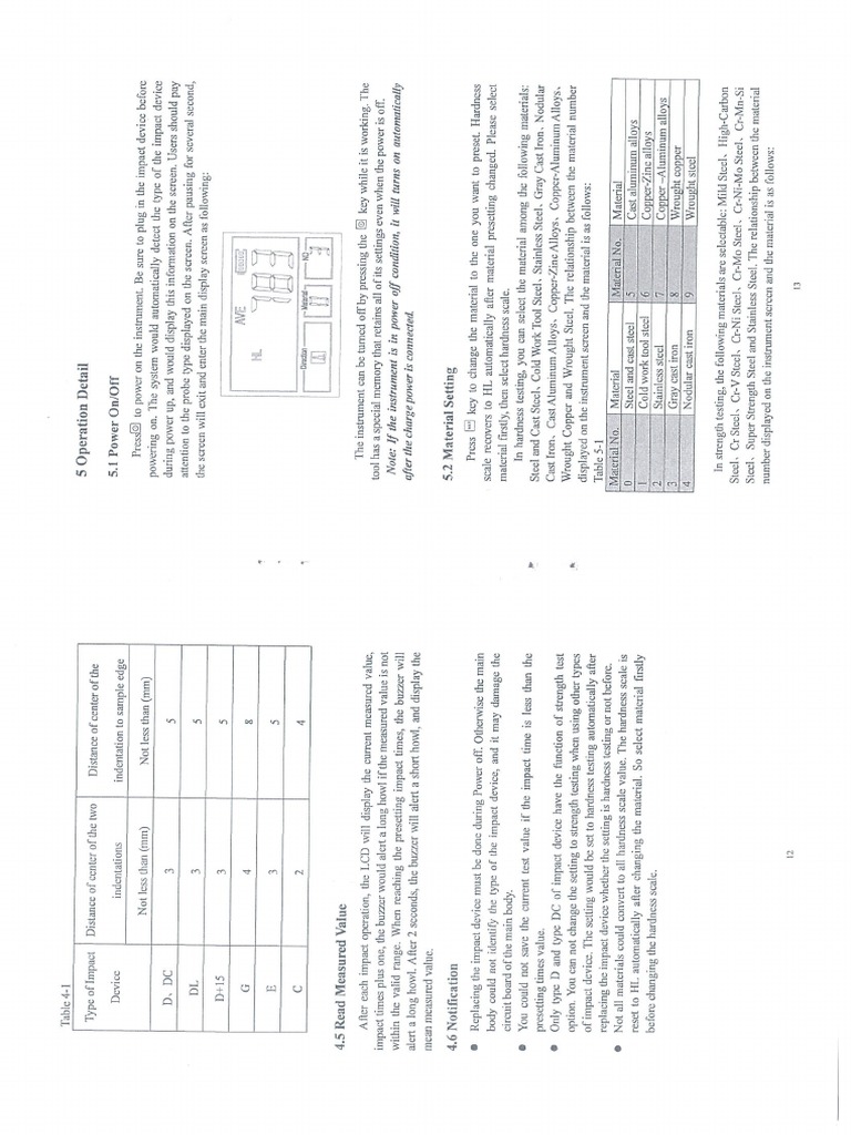 Manual Book Hardness Tester | PDF