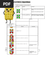 Cubehead'S PLL Algs: The Complete Alg-Sheet To Learn PLL As A Whole ...
