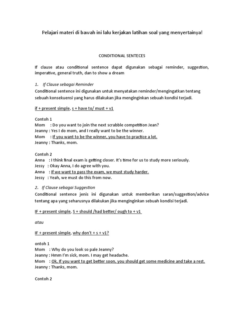 Conditional Senteces 1 | PDF