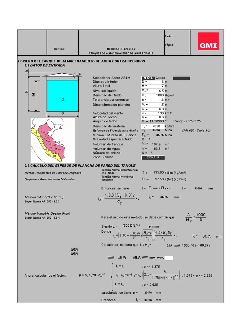 Tanques API 650 | PDF | Cantidades fisicas | Química