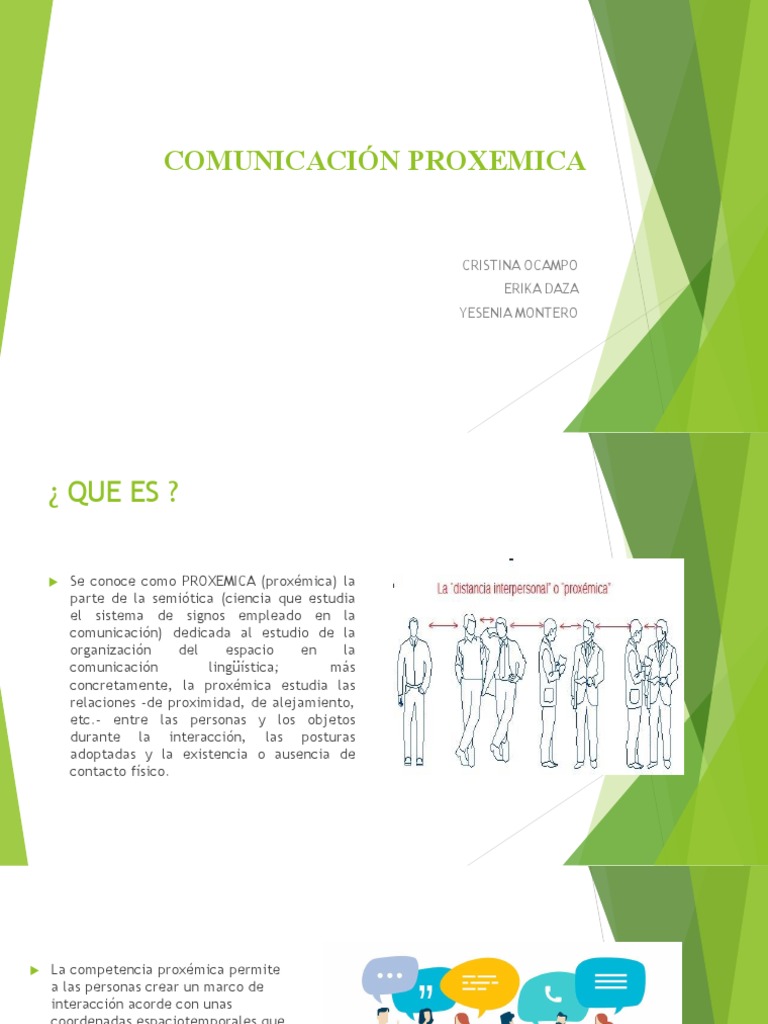 Comunicación Proxemica | PDF | Comunicación | Conceptos psicologicos