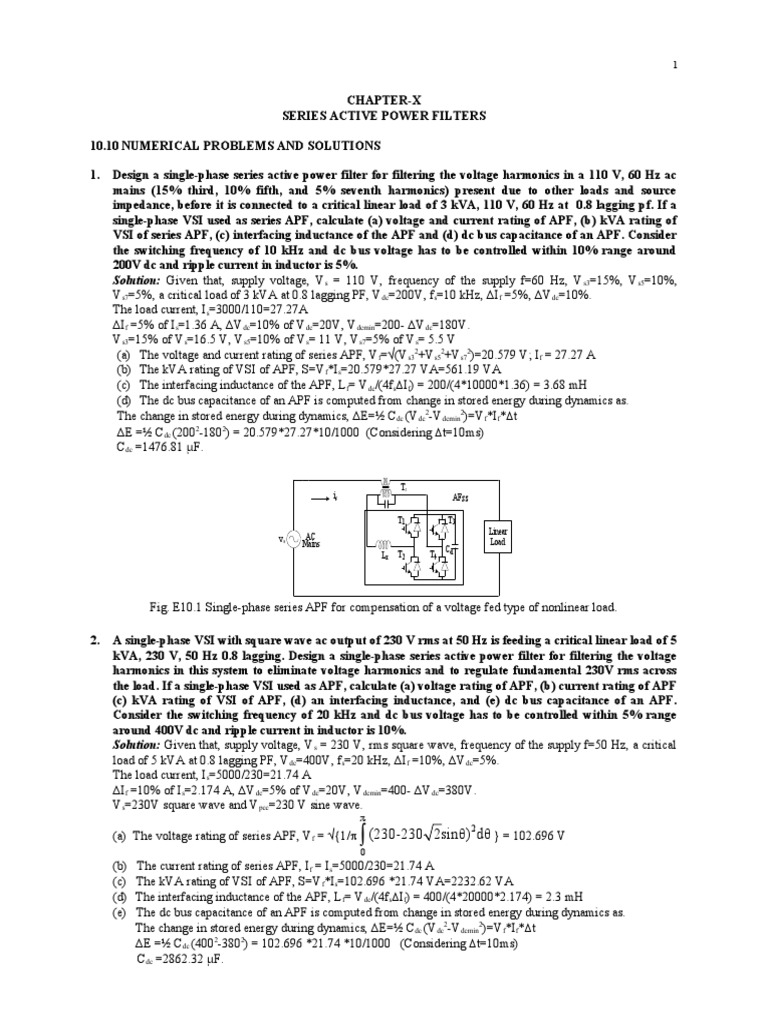 Solution: Given That, Supply Voltage, V | PDF | Rectifier | Alternating ...