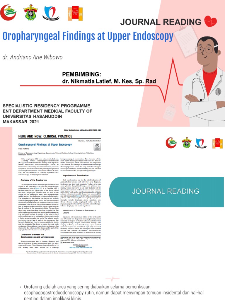 Temuan Orofaring pada Endoskopi Atas | PDF