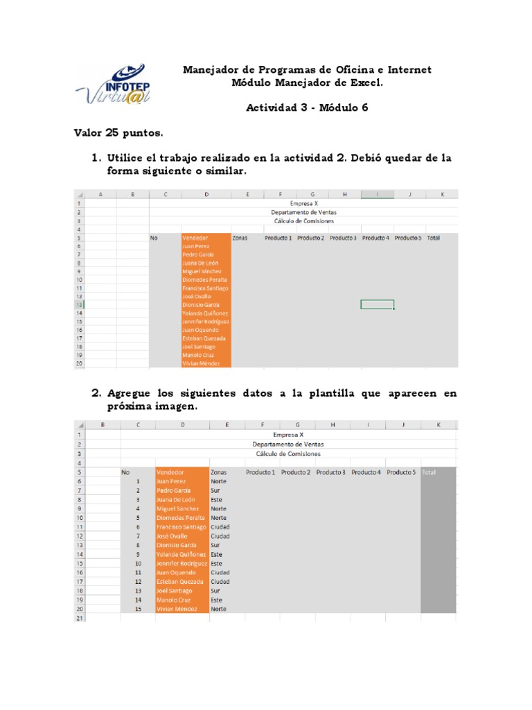 Actividad No. 3 - Módulo 6 | PDF