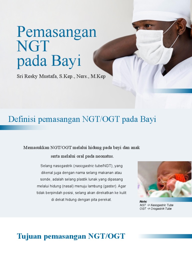 Pemasangan NGT Pada Bayi | PDF