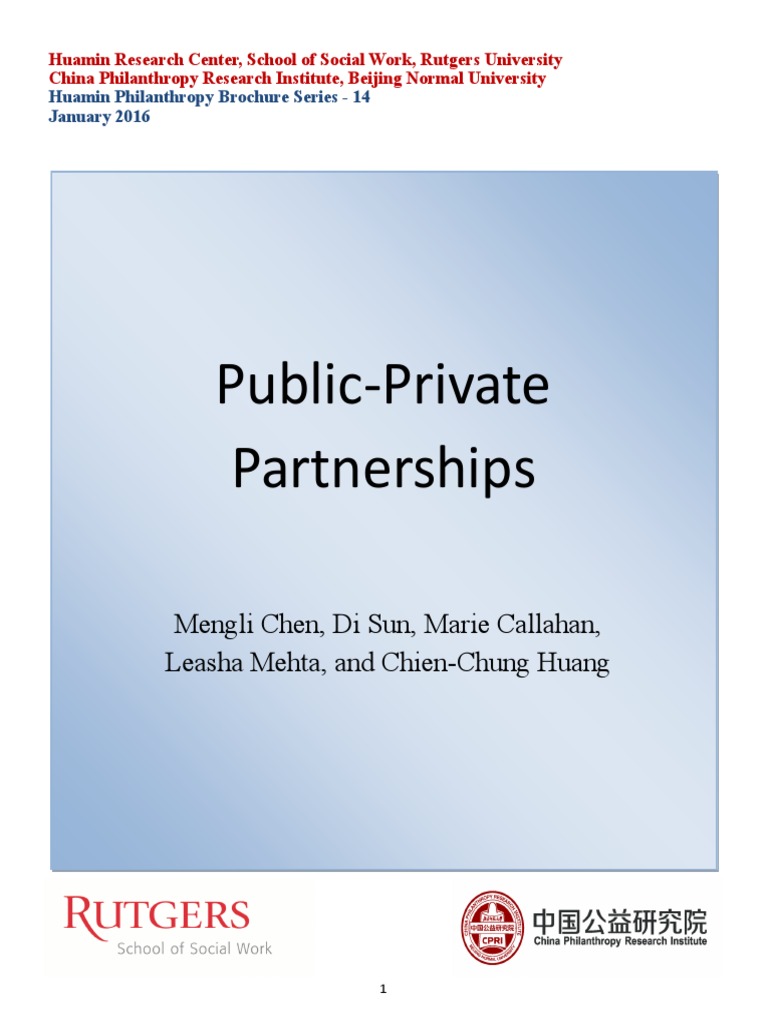 Introduction PPP | PDF | Public–Private Partnership | Economies