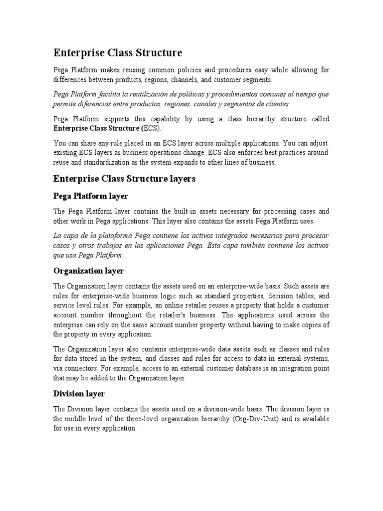Enterprise Class Structure Layers | PDF | Brand | Application Software
