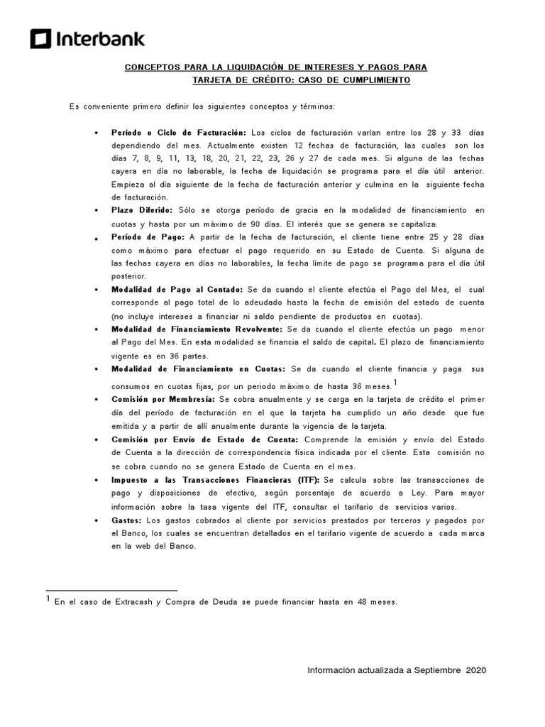 TC Formula y Ejemplos | PDF | Interés | Tarjeta de crédito