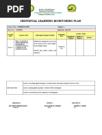L3A4 - Individual Learning Monitoring Plan Template | PDF