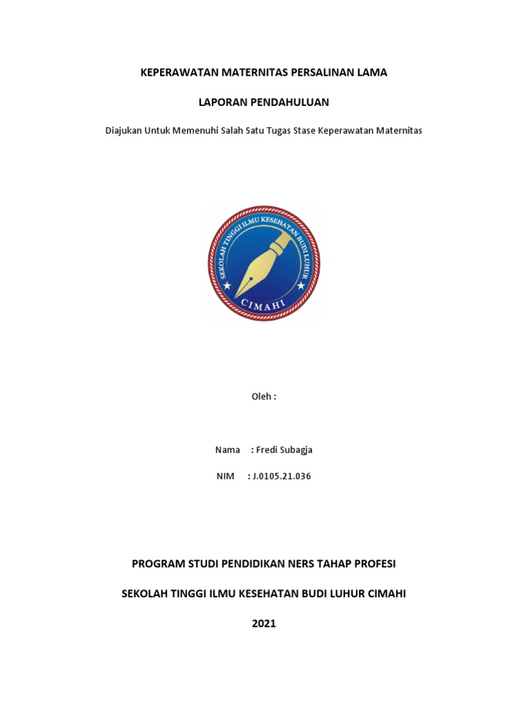 Persalinan Lama | PDF | Kesehatan Holistik | Sains & Matematika