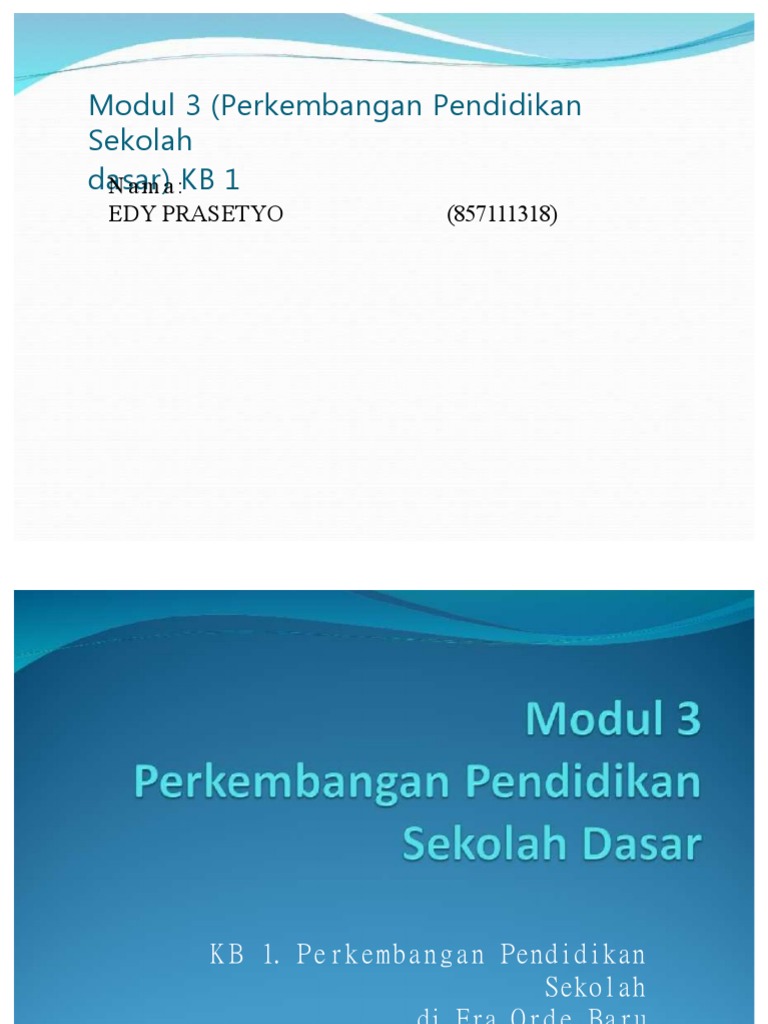 modul-3-KB1-perspektif-pendidikan-sd - (Edy Prasetyo) | PDF