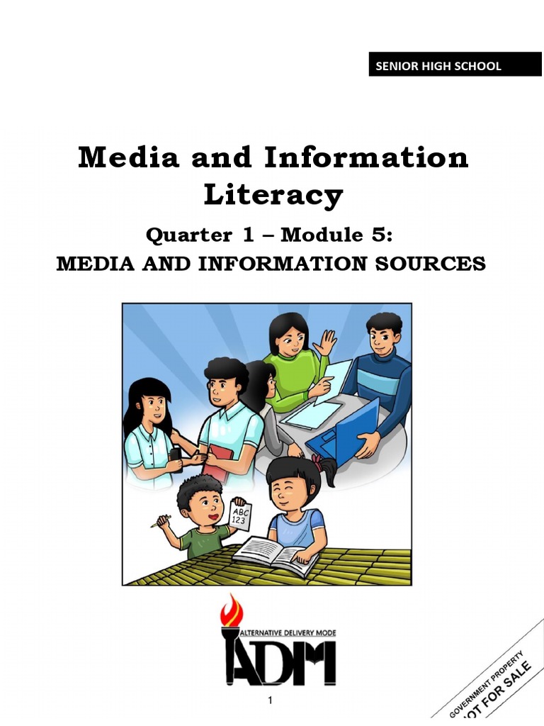 Quarter 1 - Module 5: Media and Information Sources | PDF | Internet ...