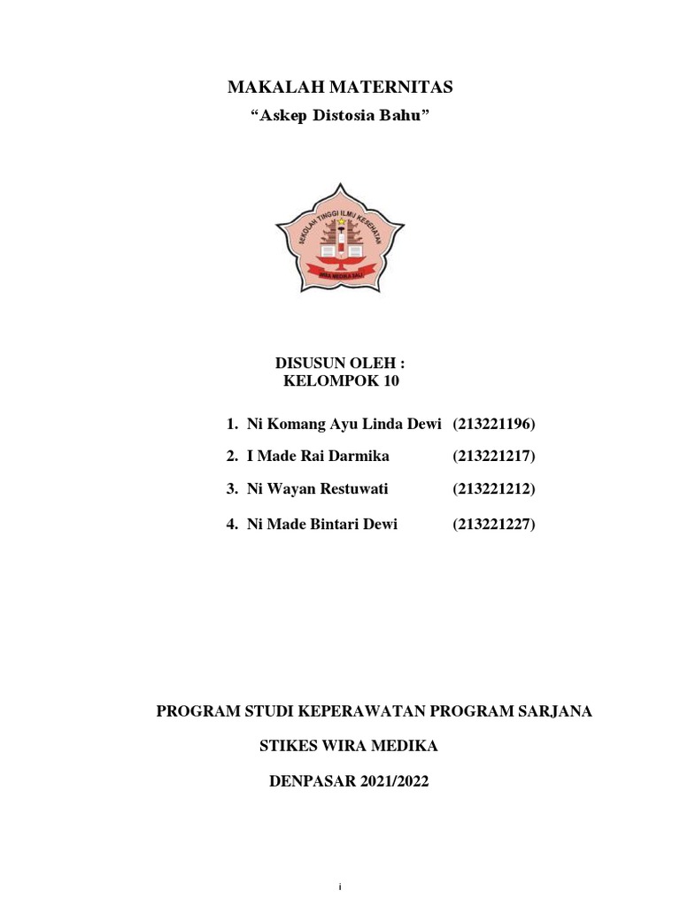 Asuhan Keperawatan Distosia Bahu | PDF