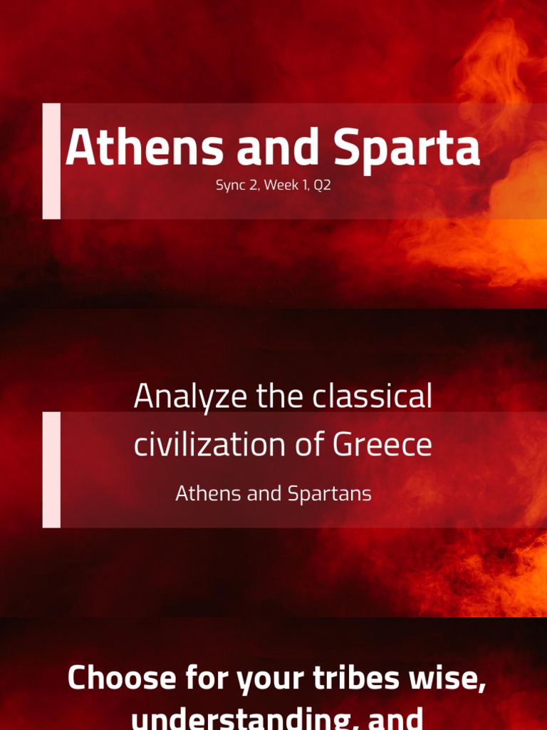 Athens and Sparta | PDF | Sparta | Athens