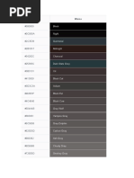 Kode Warna Kulit Manusia Secara Umum | PDF | Olahraga & Rekreasi