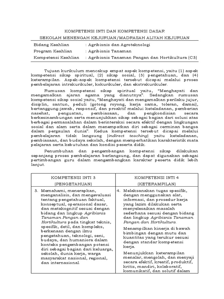 Ki KD Atph C3 | PDF | Teknologi & Rekayasa