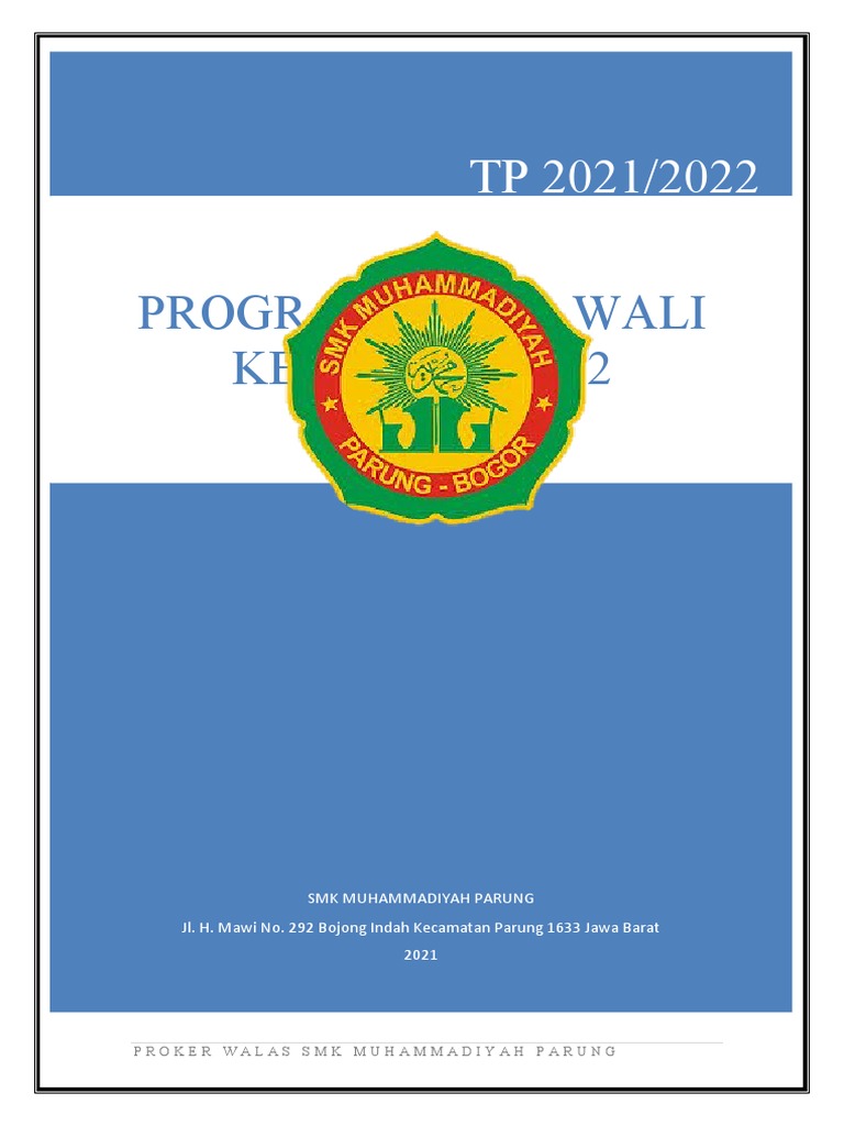 Program Kerja Walas XI BDP 2 2021 | PDF