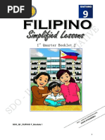 Template SARILING LINANGAN KIT SLK SA FILIPINO Updated | PDF